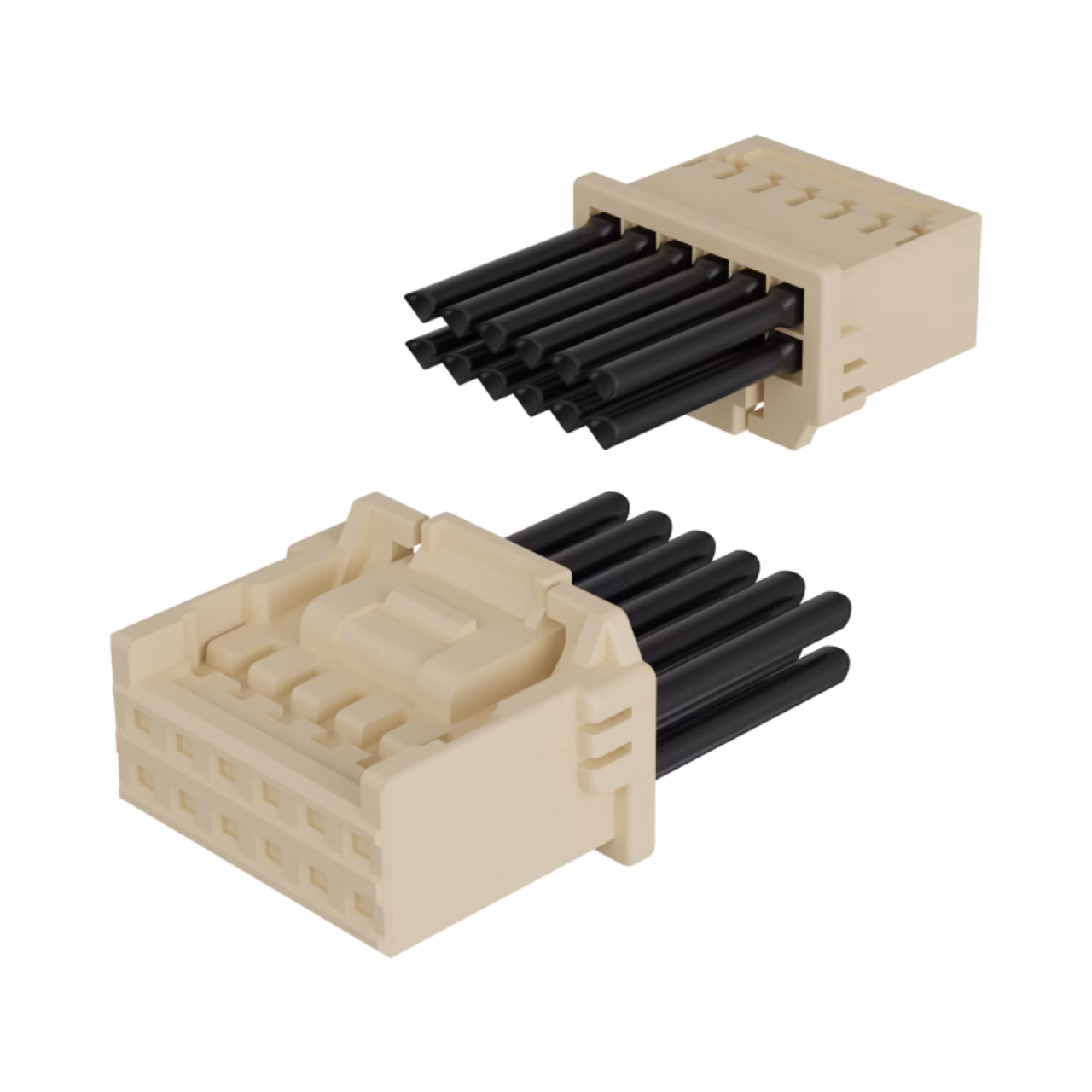 iGrid-to-iGrid Off-the-Shelf (OTS) Cable Assembly, Dual Row, 100.00mm Length, 12 Circuits, Natural for sale