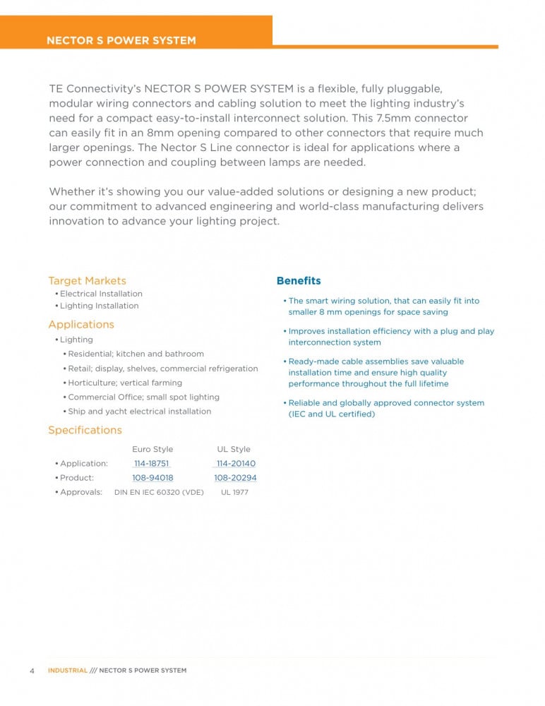 NECTOR S Power System document page 4