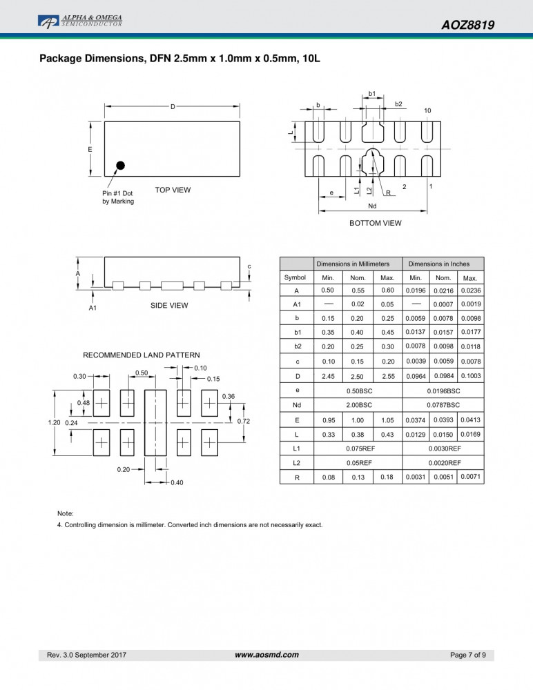 AOZ8819DI-05 datasheet page 7
