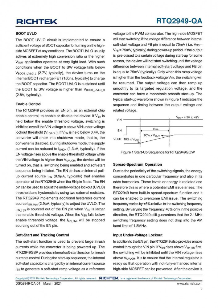 RTQ2949GSP-QA datasheet page 5
