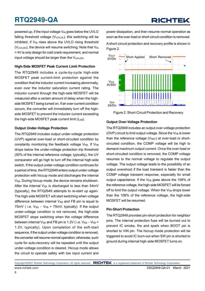 RTQ2949GSP-QA datasheet page 6
