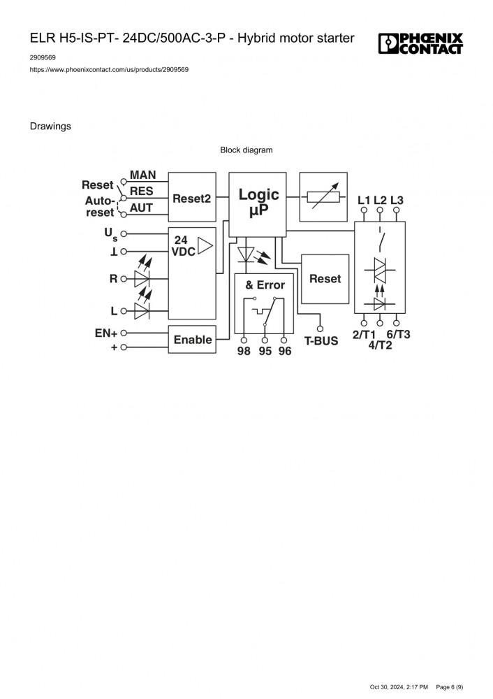 Phoenix Contact 2909569 technical document page 6