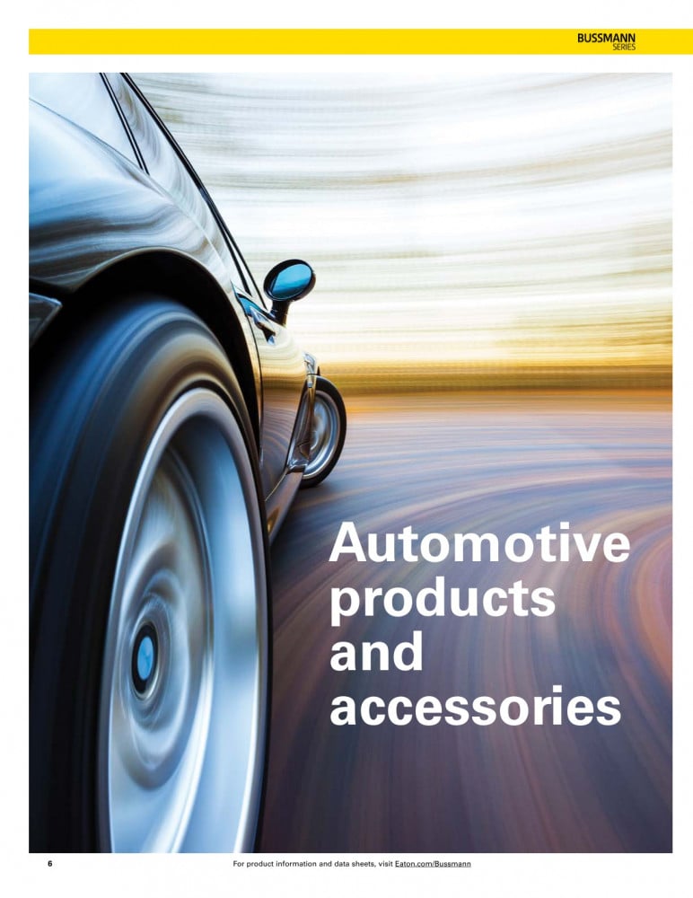 EATON Bussmann catalog page 6
