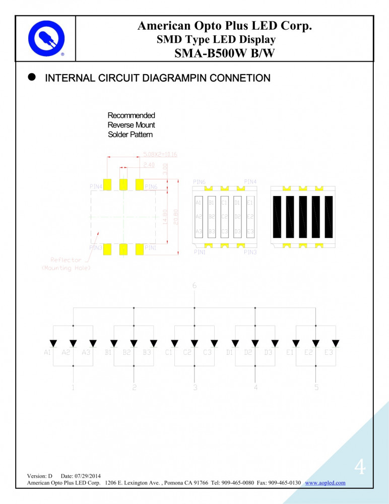 SMA-B500W B/W datasheet page 4