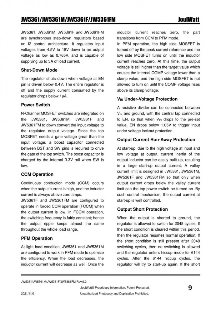 JW5361FMSOTB#TR datasheet page 9