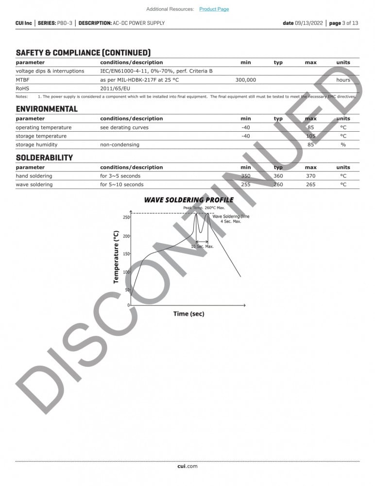 CUI PBO-3-S5-B datasheet page 3
