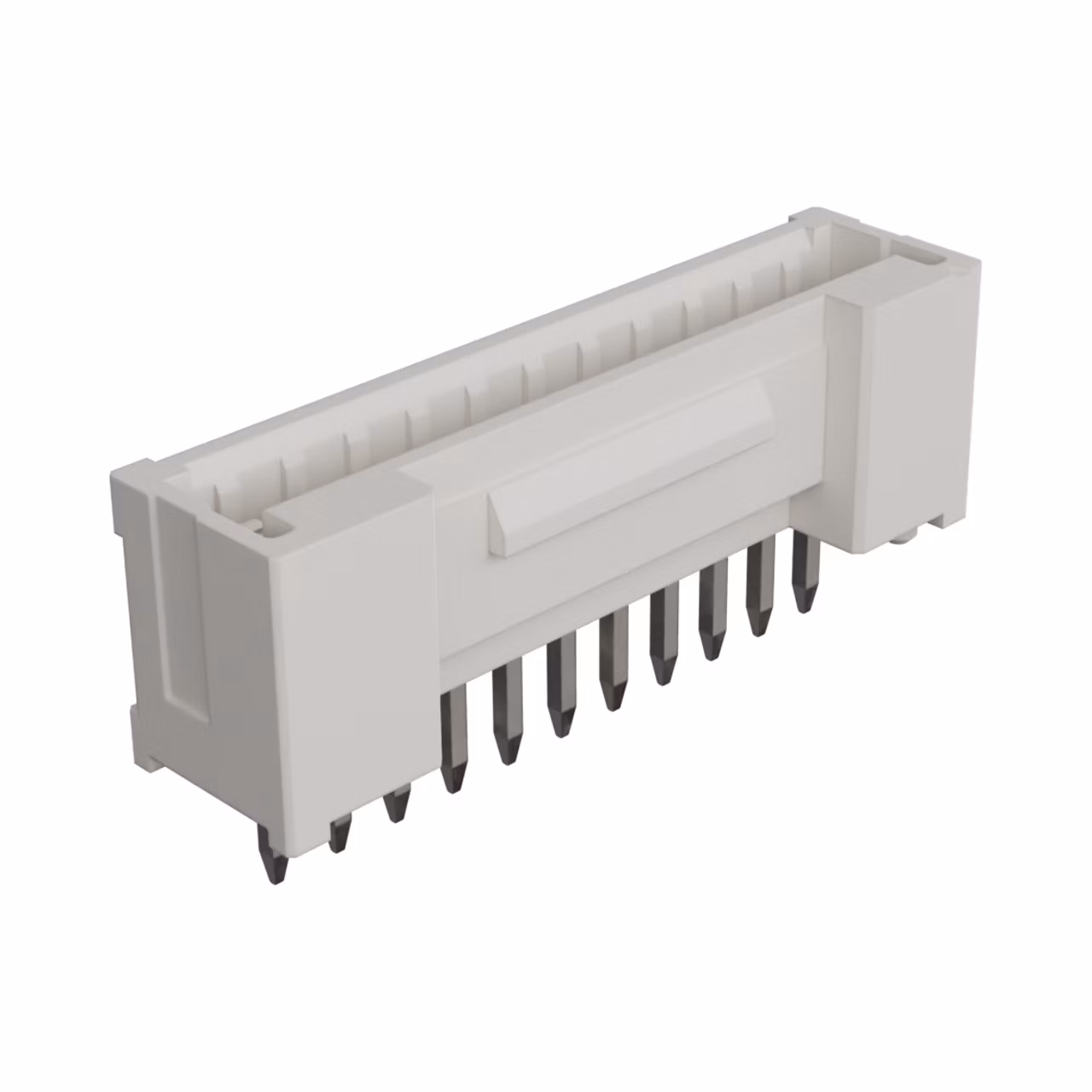 1.25mm Pitch, Micro-Lock Plus PCB Header, Single Row, Vertical, Through Hole, Tin-Bismuth Plating, Positive Lock, 11 Circuits, Low-Halogen, Natural (White) for sale
