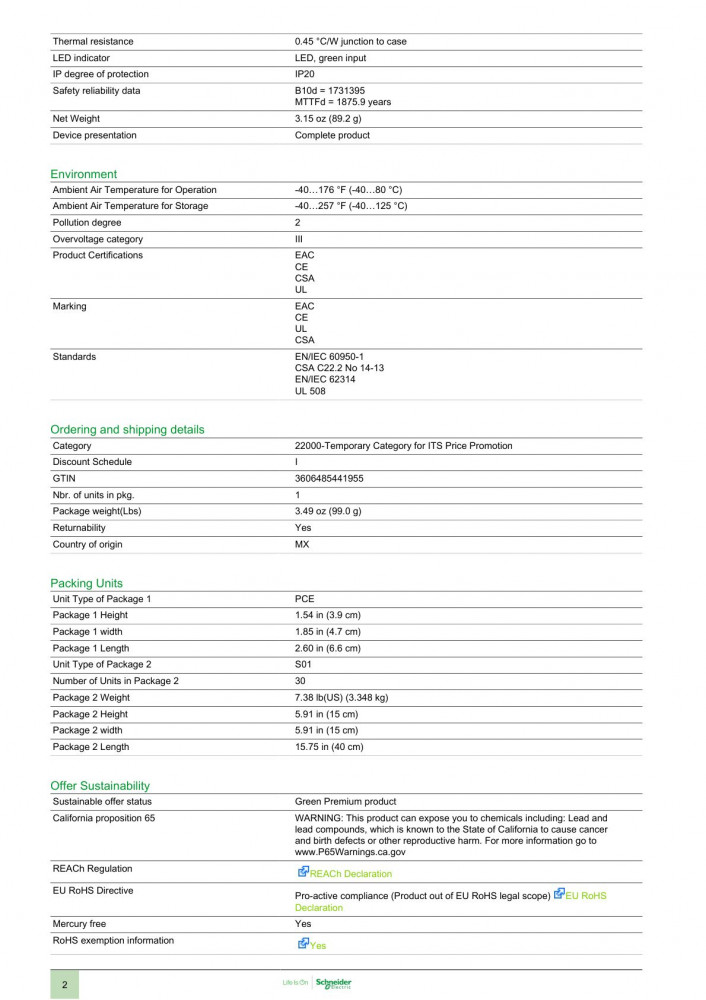 SSP1A450M7 technical document page 2