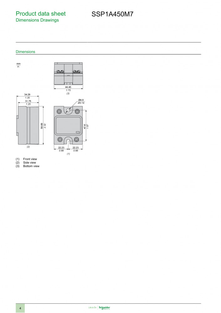 SSP1A450M7 technical document page 4