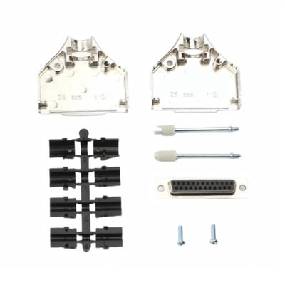 MH CONNECTORS MHDTZK25-RA-K D-Sub Backshell Hood