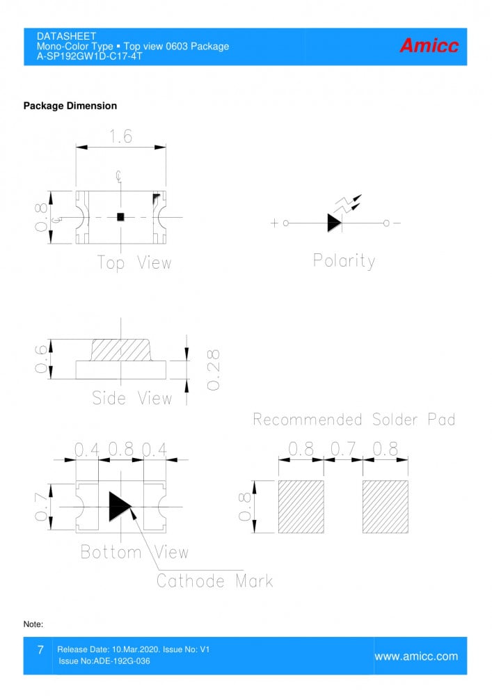 A-SP192GW1D-C17-4T approval sheet page 7