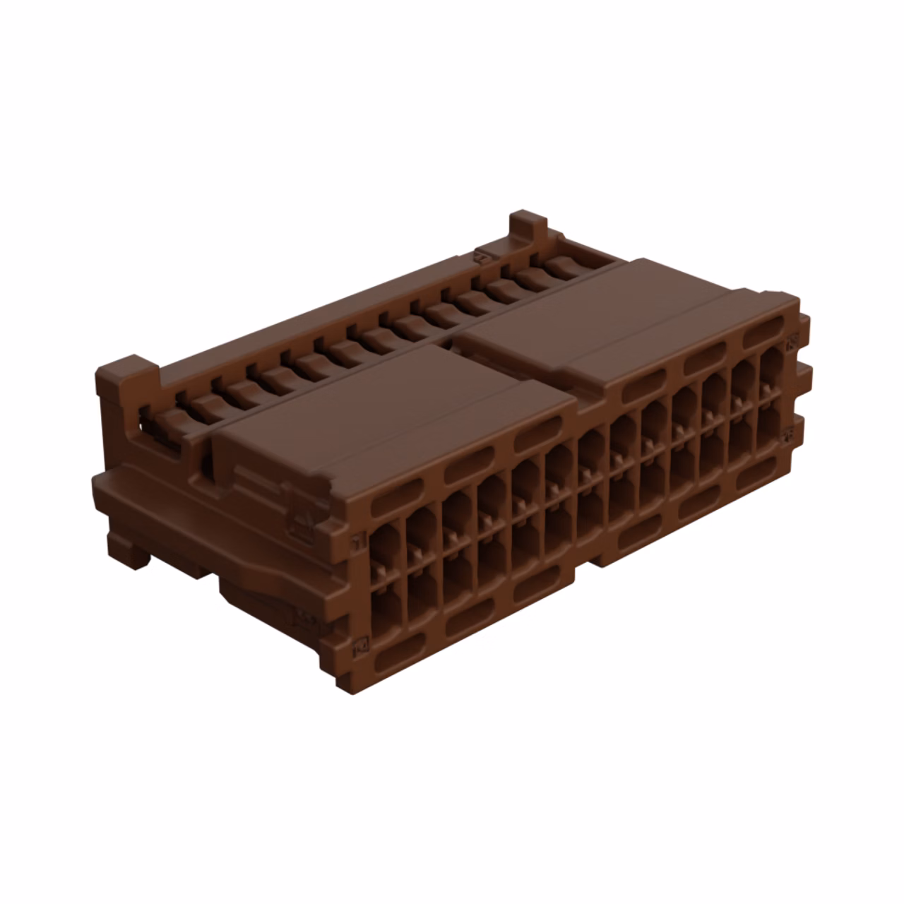 MX-DaSH CTX50 Terminal Receptacle Cartridge, 26 Circuits, Keying Option F, Brown for sale