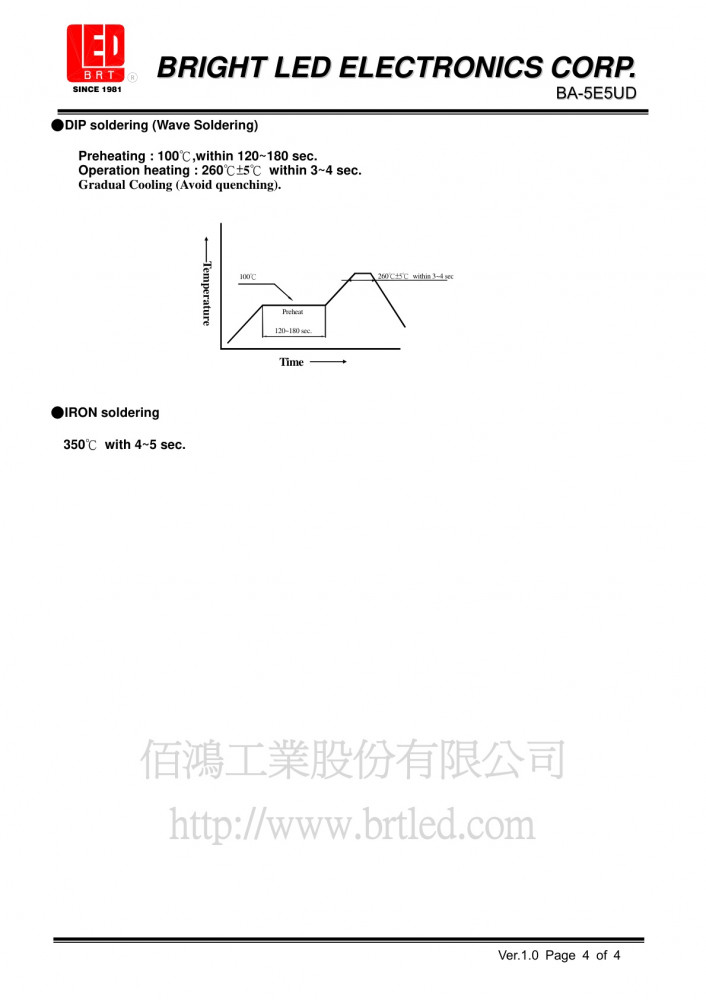 BA-5E5UD datasheet page 4