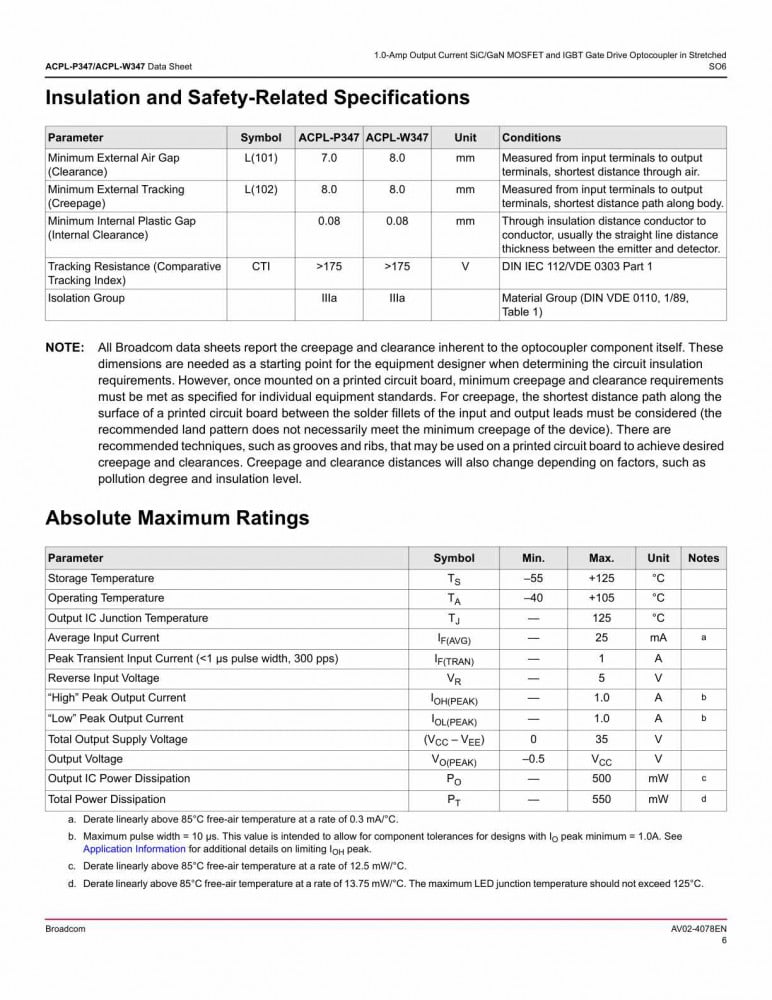 ACPL-P347-000E datasheet page 6