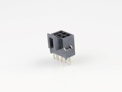 2.54mm H-DAC 64, 4 Way Receptacle Assembly, Single Row, Polarization B