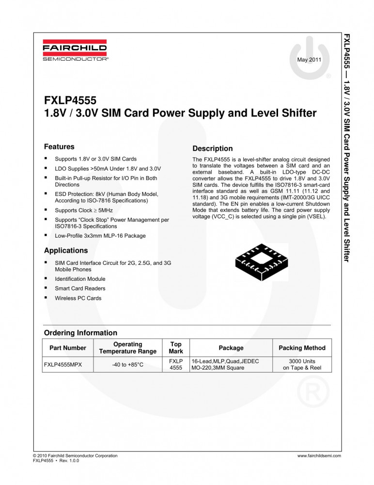 FXLP4555 datasheet page 2