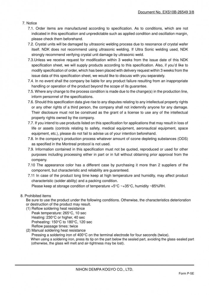 NDK specification page 3