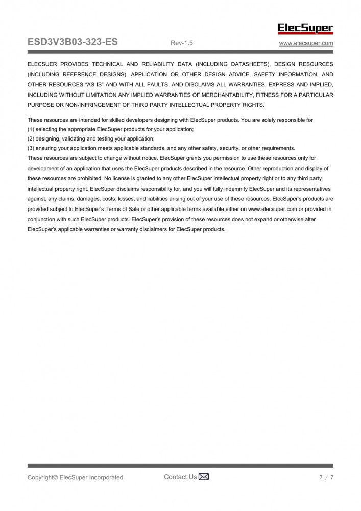 ESD3V3B03-323-ES datasheet page 7