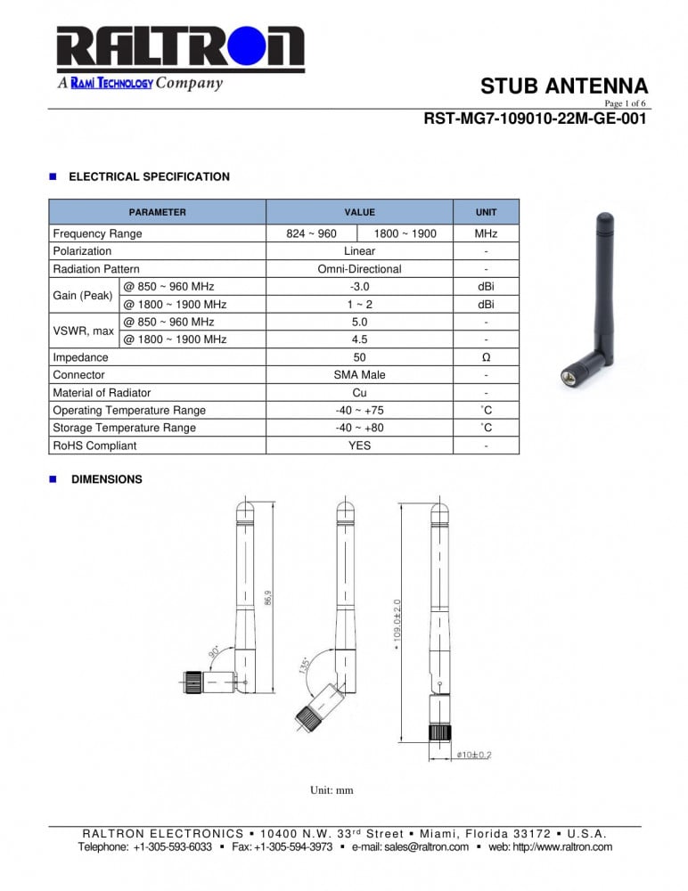 RST-MG7-109010-22M-GE-001 datasheet page 1