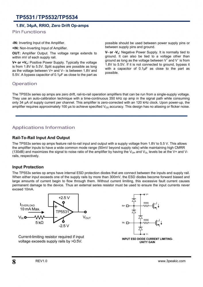 TP5532-VR datasheet page 8