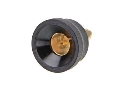 SMP-MAX Plug, Straight, Smooth Bore, Panel Mount, Threaded, 22.50mm Length, 50 Ohms
