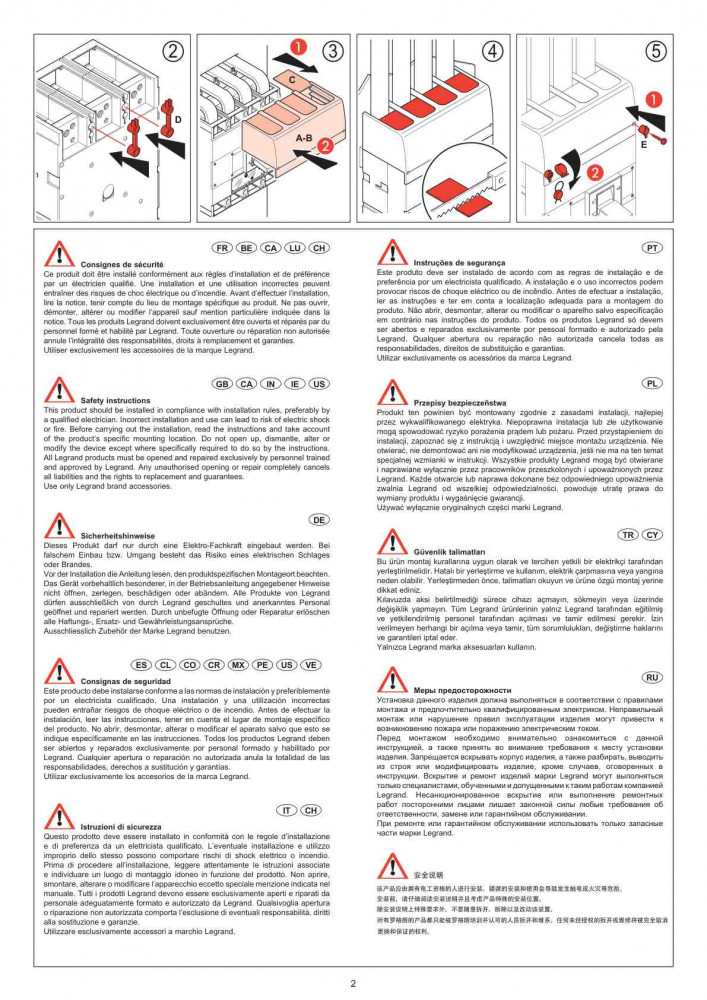 Legrand DPX–DPX³ technical document page 2