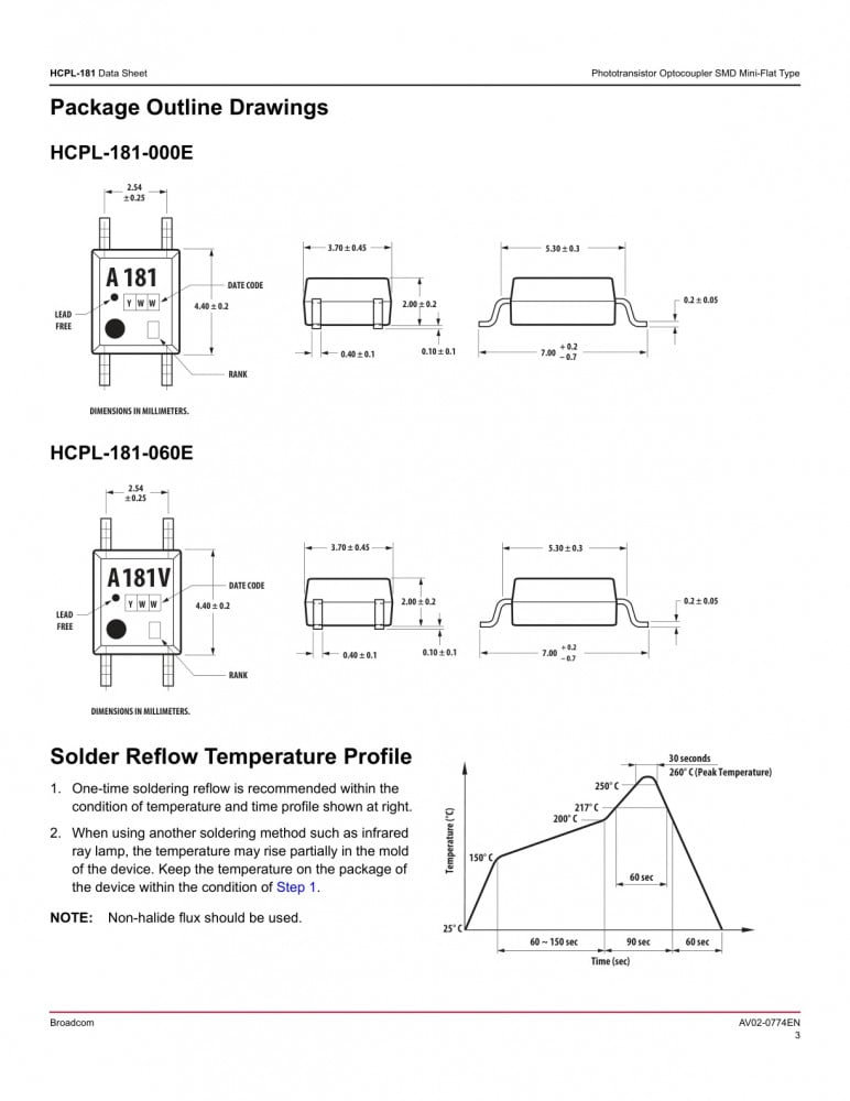 HCPL-181 datasheet page 3