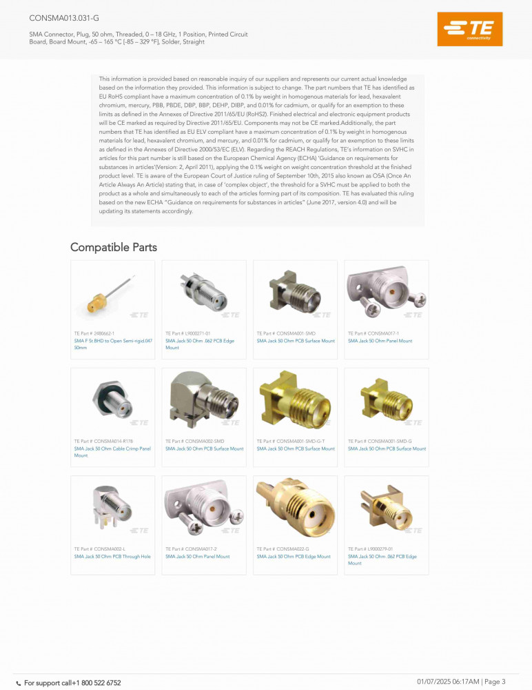 CONSMA013.031-G technical document page 3