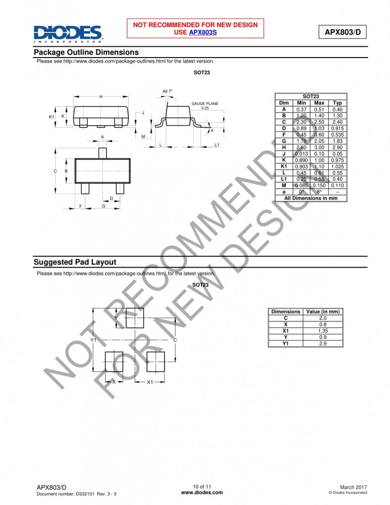 APX803 datasheet page 10