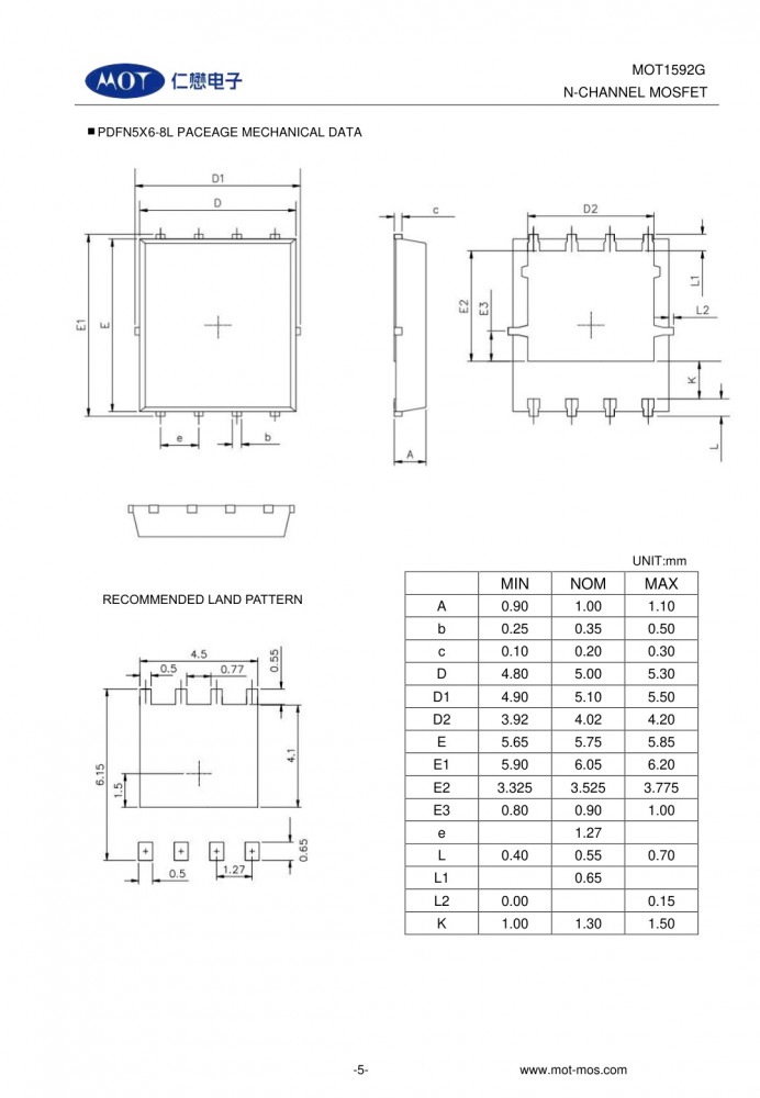 MOT1592G datasheet page 5