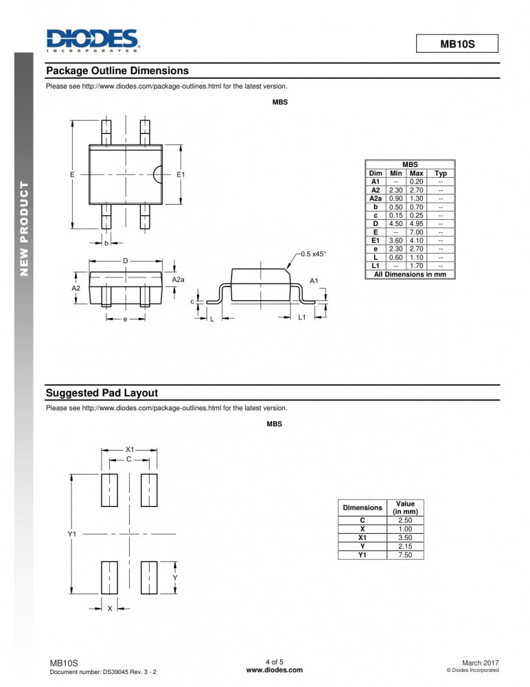 MB10S-13 datasheet page 4