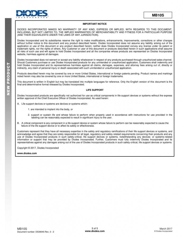 MB10S-13 datasheet page 5