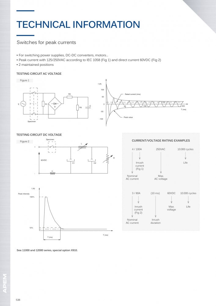 APEM technical document page 4