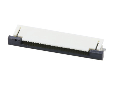 Easy-On FFC/FPC Connector, 0.50mm Pitch, Slider Series, Right-Angle, Bottom Contact, 2.00mm Height, 29 Circuits, Tin-Silver-Bismuth Plating