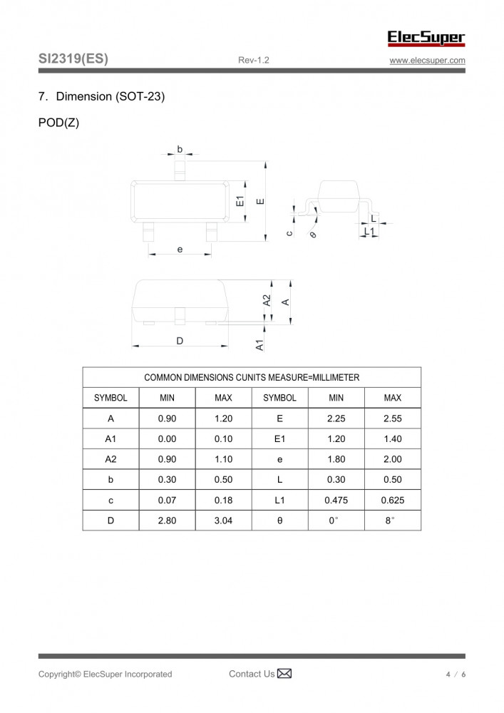 SI2319(ES) datasheet page 4