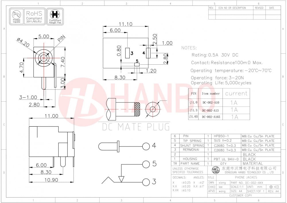 DC-002-A13 technical document preview