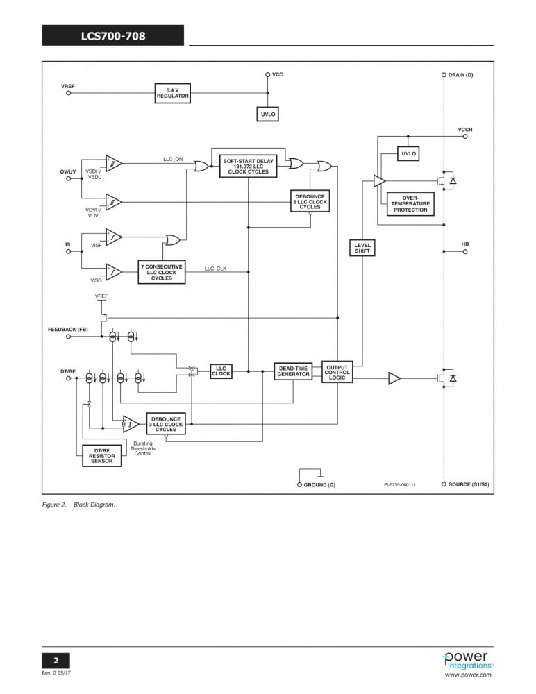 LCS702HG technical document page 2