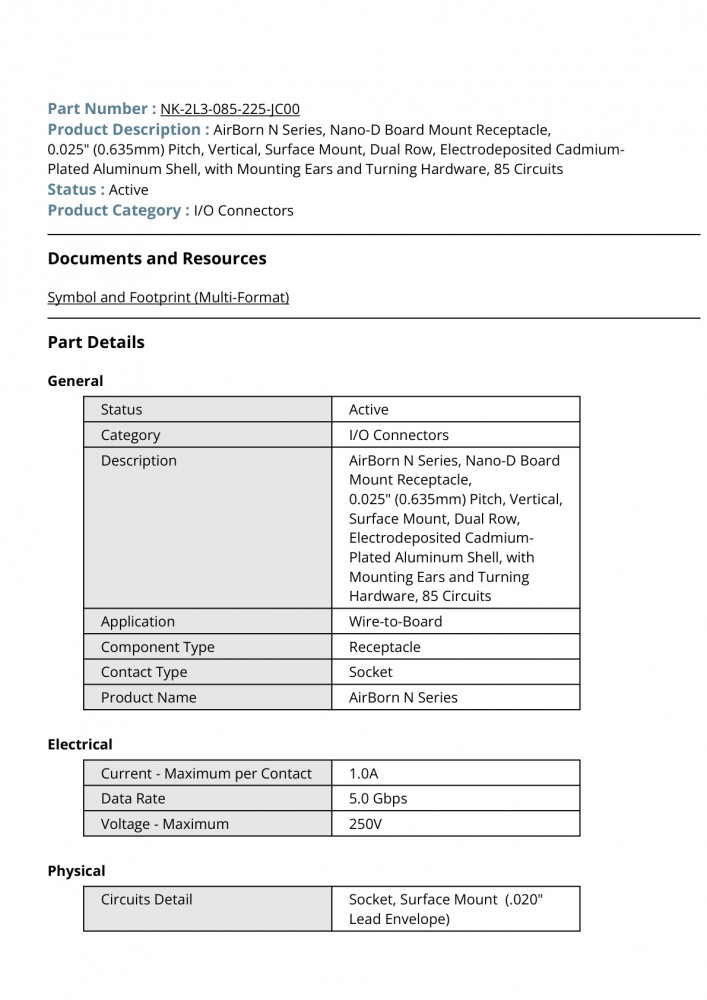NK-2L3-085-225-JC00 technical document page 1
