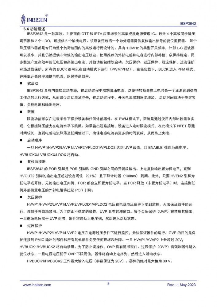 IBSP3642 datasheet page 8