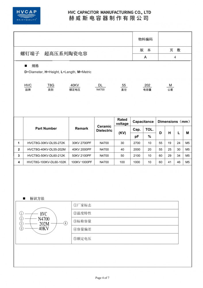 HVC product document page 4
