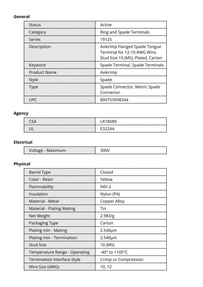 Product document preview, page 2
