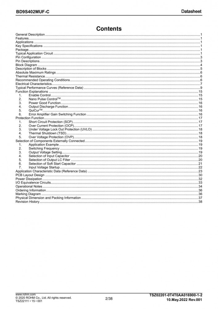 BD9S402MUF-CE2 document page 2