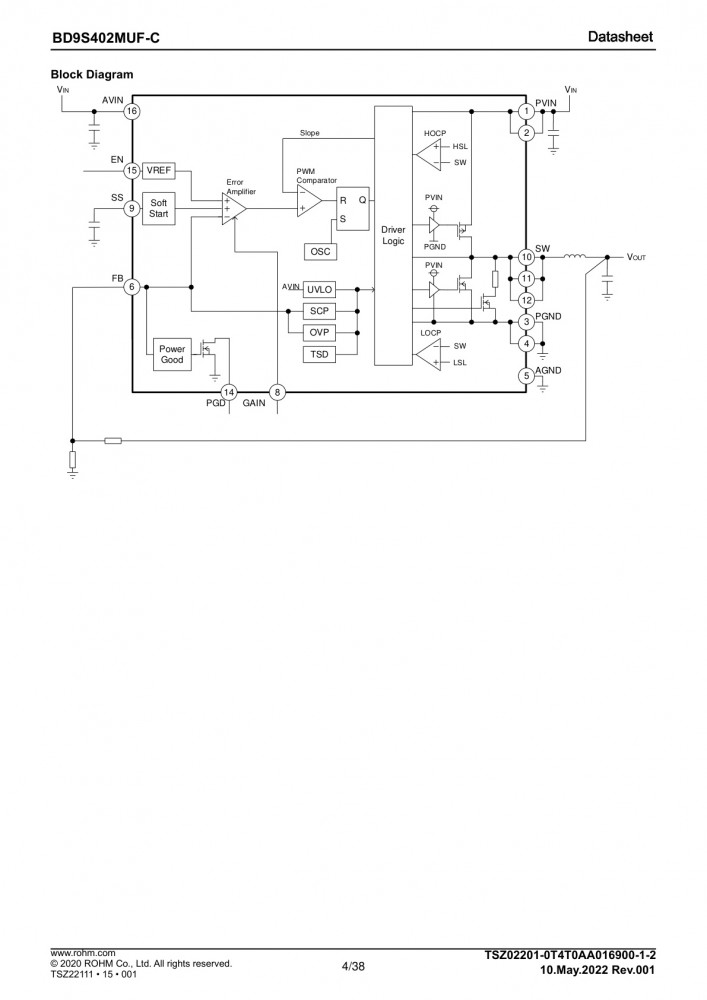 BD9S402MUF-CE2 document page 4