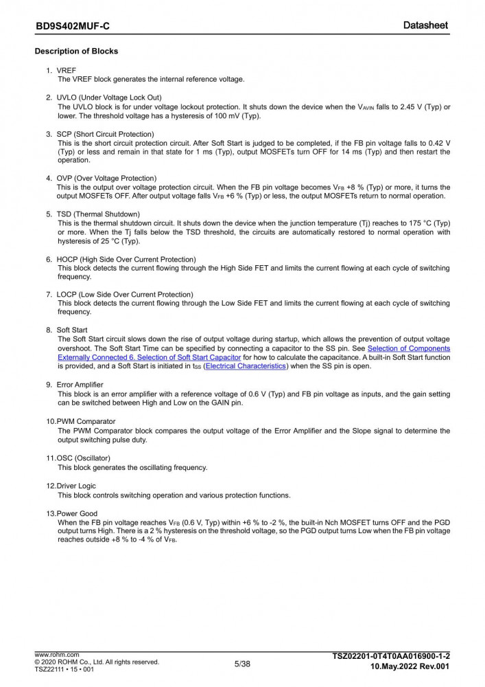 BD9S402MUF-CE2 document page 5