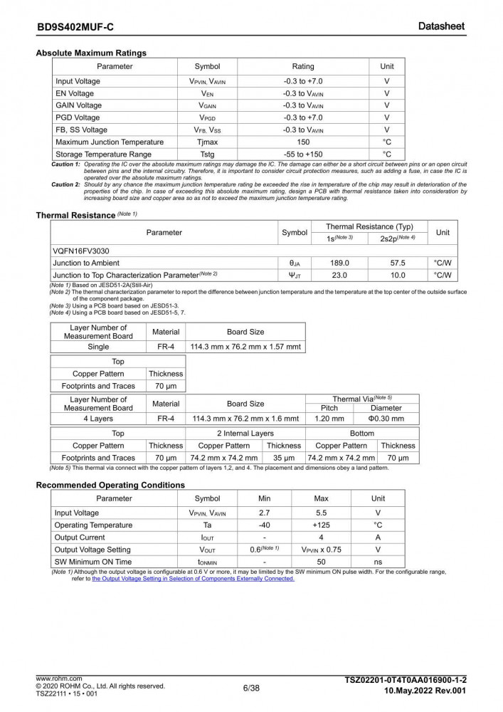 BD9S402MUF-CE2 document page 6