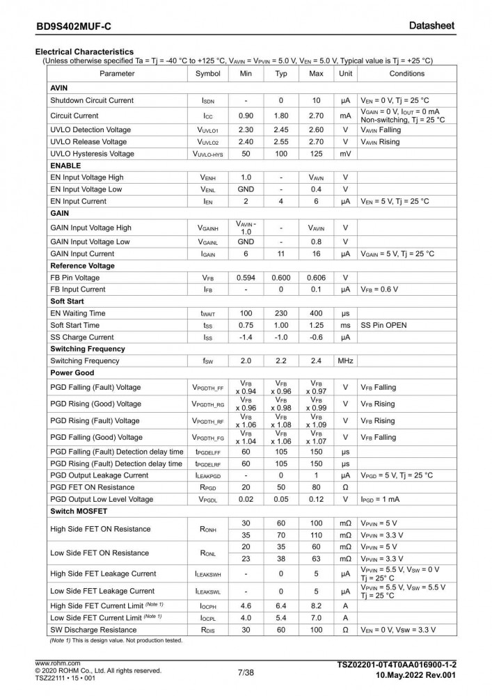 BD9S402MUF-CE2 document page 7