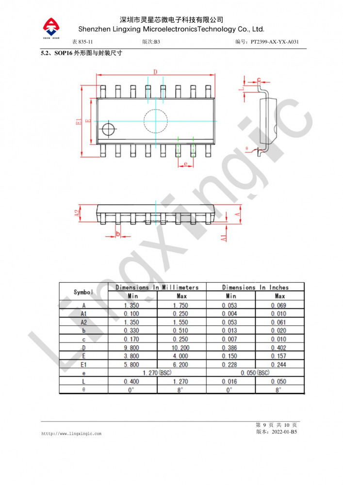 PT2399(LX) datasheet page 9