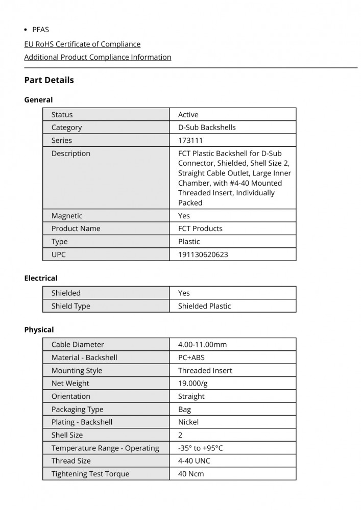 MOLEX 1731110570 product drawing page 2