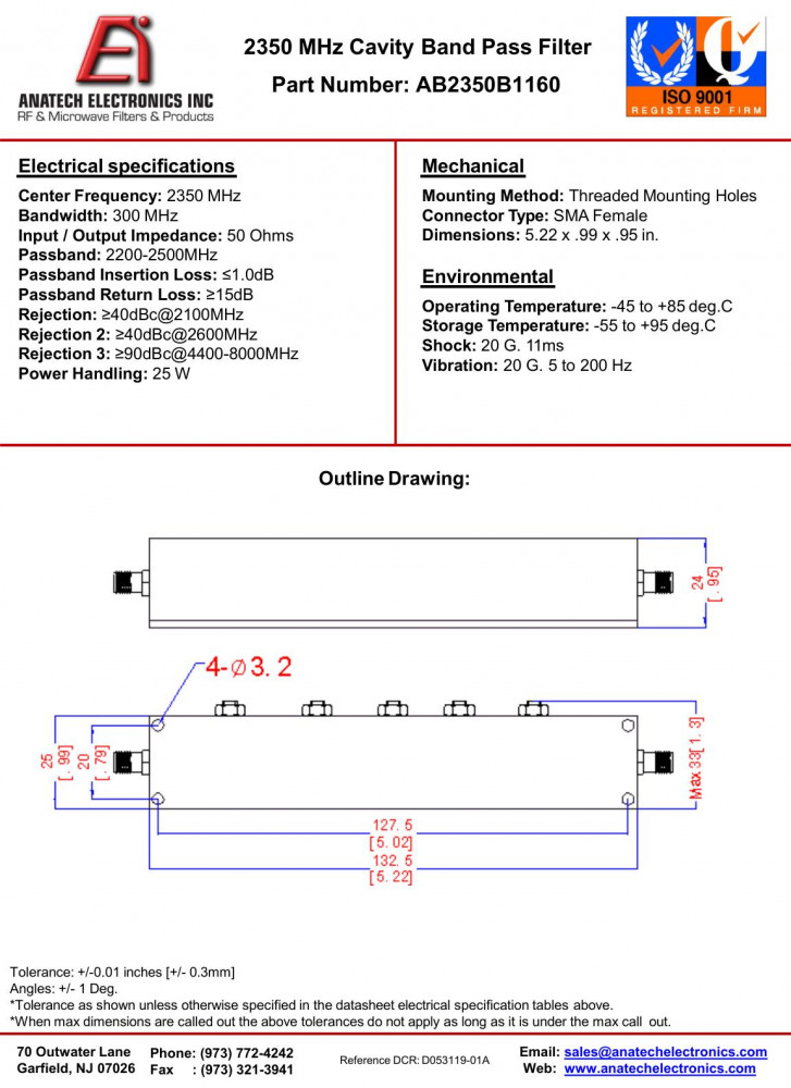 AB2350B1160 technical document page 1