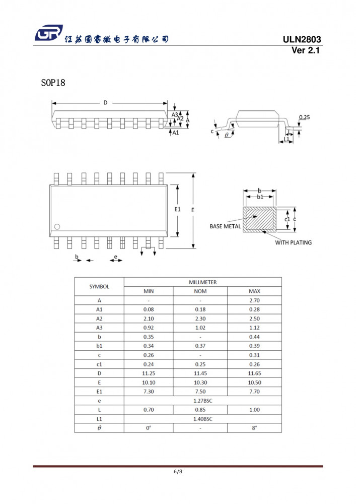 ULN2803Q datasheet page 6
